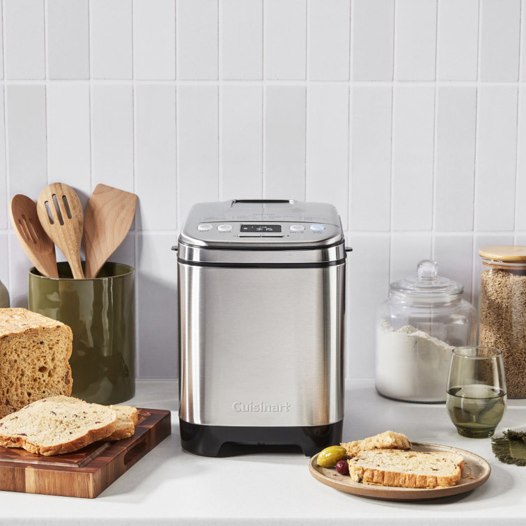 Cuisinart Bread Maker Machine Compact and Automatic Customizable Settings Up to 2lb Loaves Reviews Birch Lane